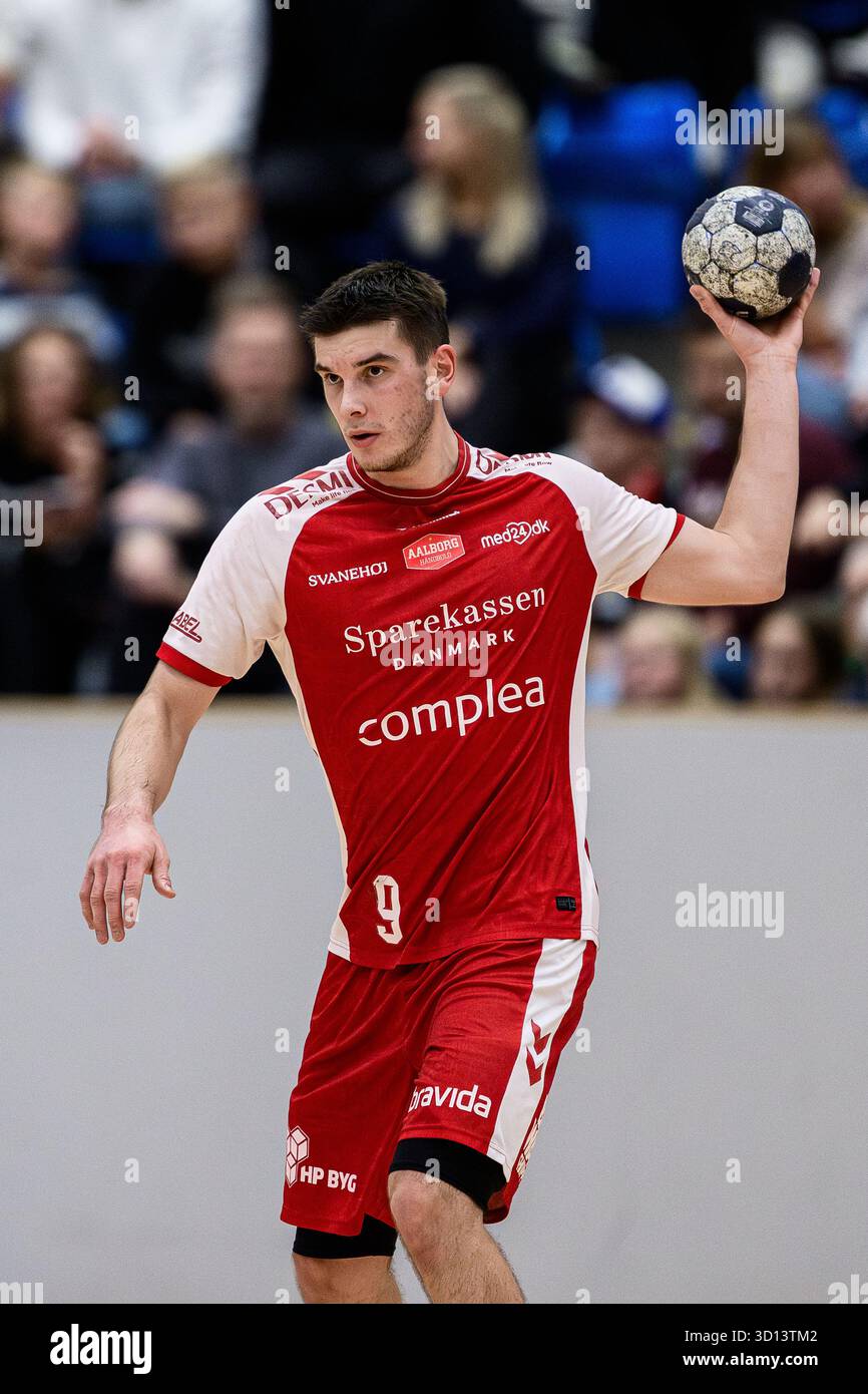 Brondby, Denmark. 25th, October 2025. Patrick Helland Anderson (9) of ...