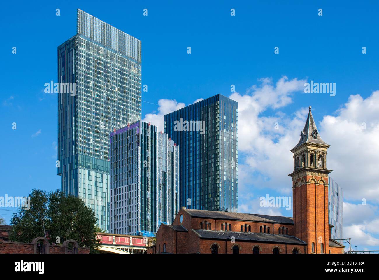 The Beetham and Viadux tower blocks, and the former Castlefield ...