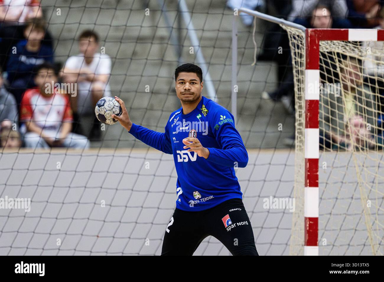Brondby, Denmark. 25th, October 2025. Emil Kheri Imsgard (12) of HOJ ...