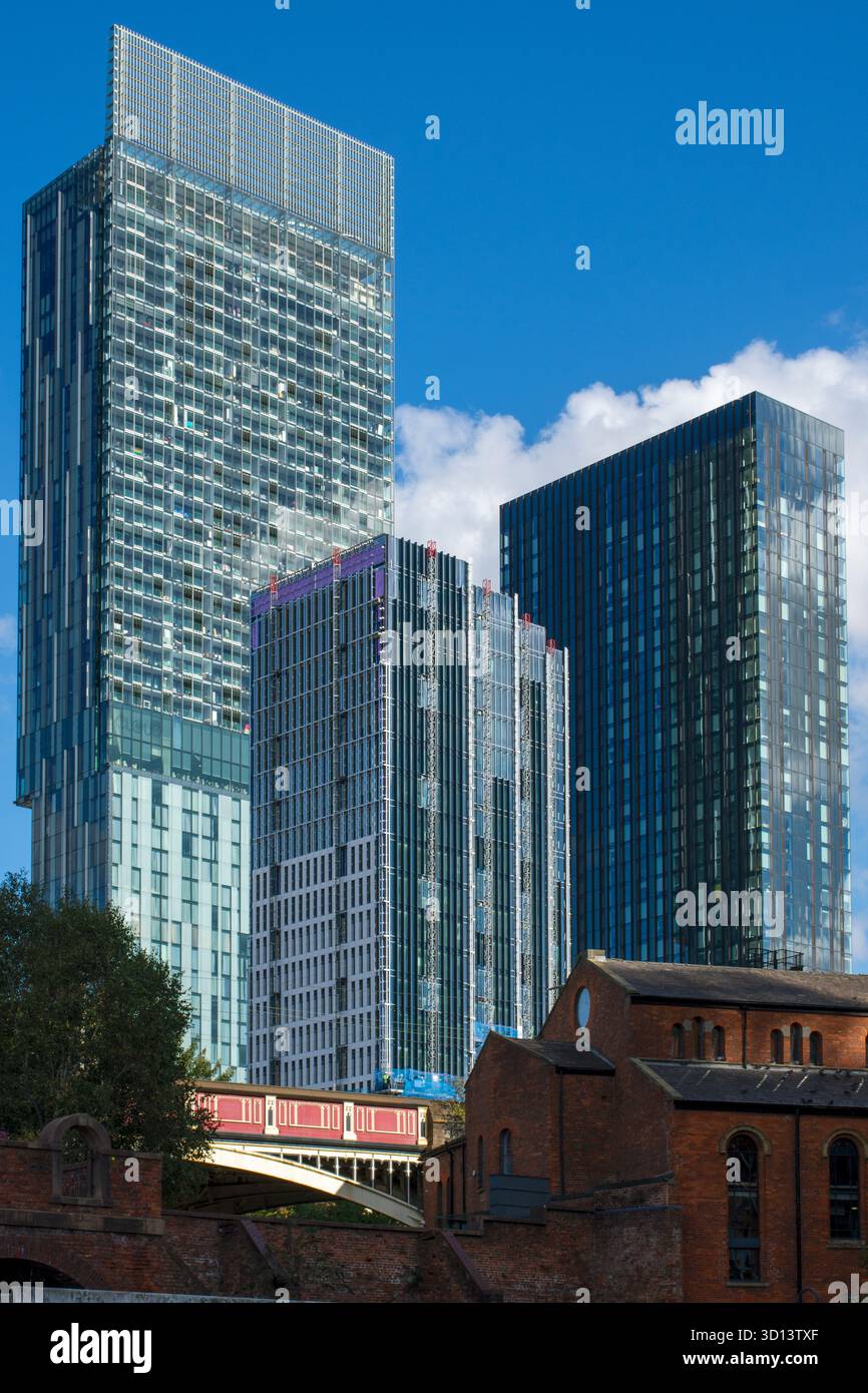 The Beetham and Viadux tower blocks, and the former Castlefield ...