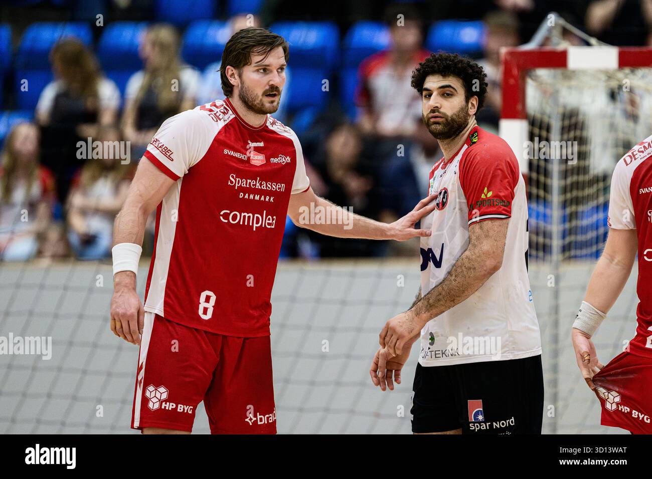 Brondby, Denmark. 25th, October 2025. Vetle Ronningen (8) of Aalborg ...