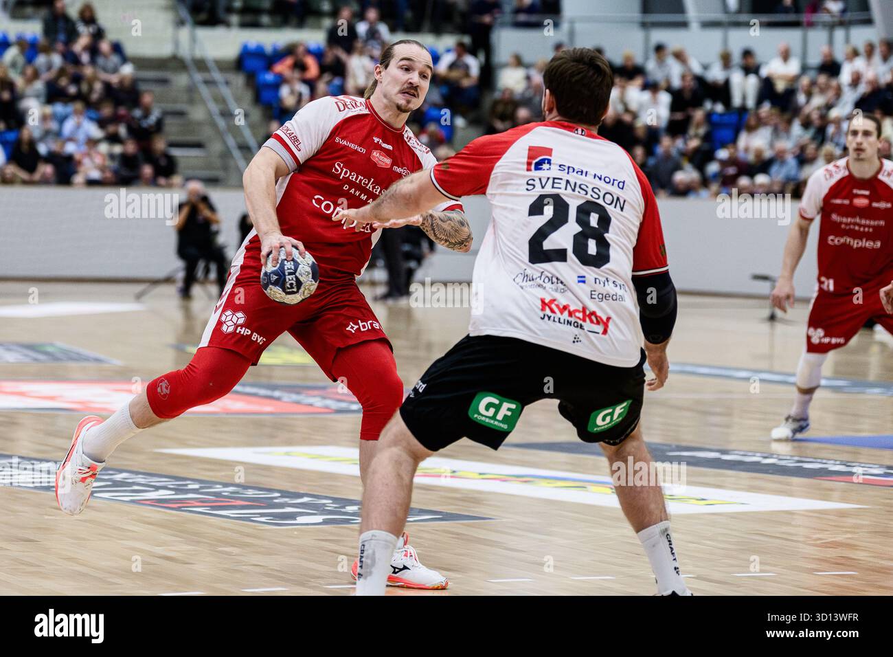 Brondby, Denmark. 25th, October 2025. Lukas Nilsson (3) of Aalborg ...