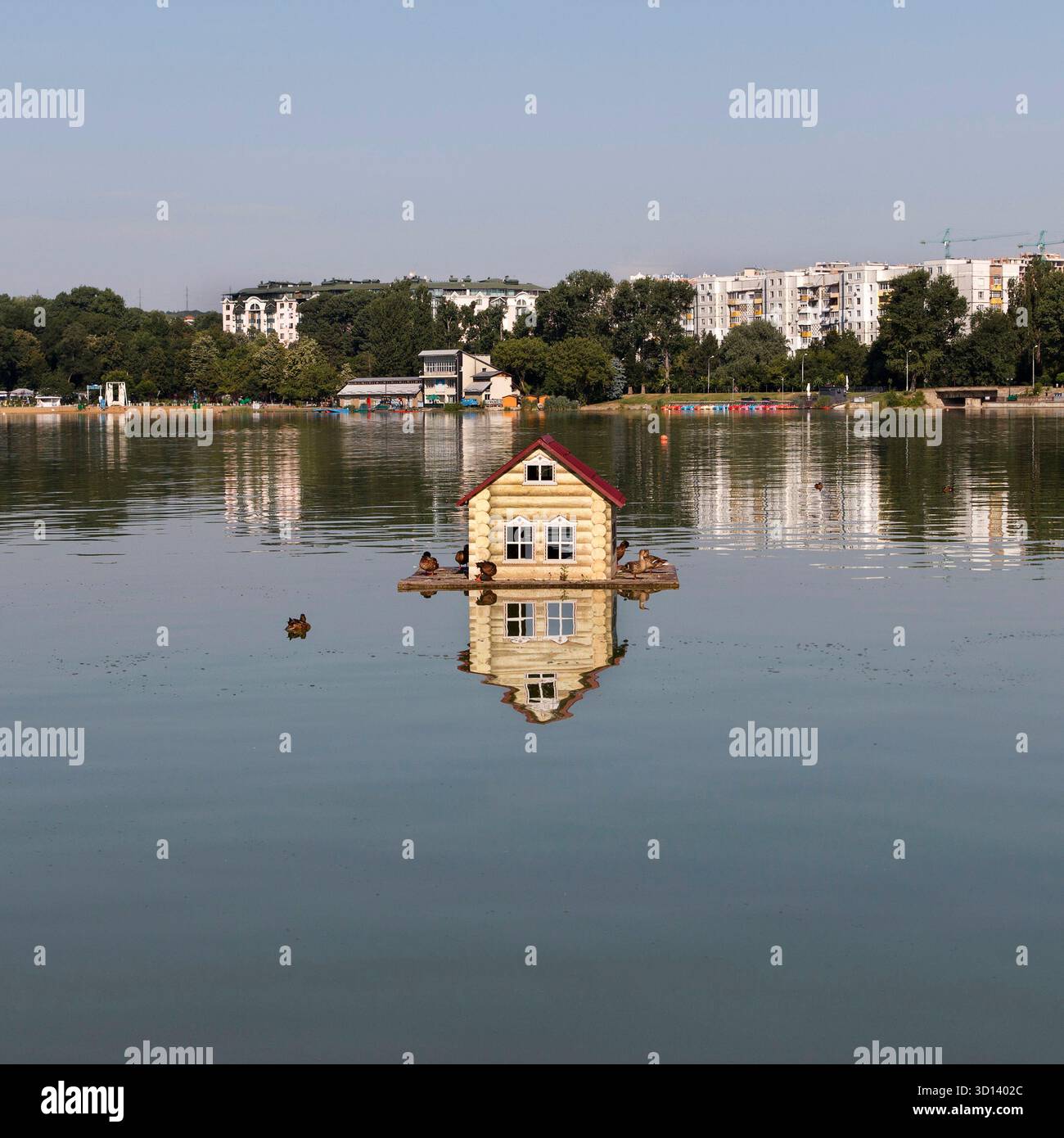 Small house submerged in hi-res stock photography and images - Alamy