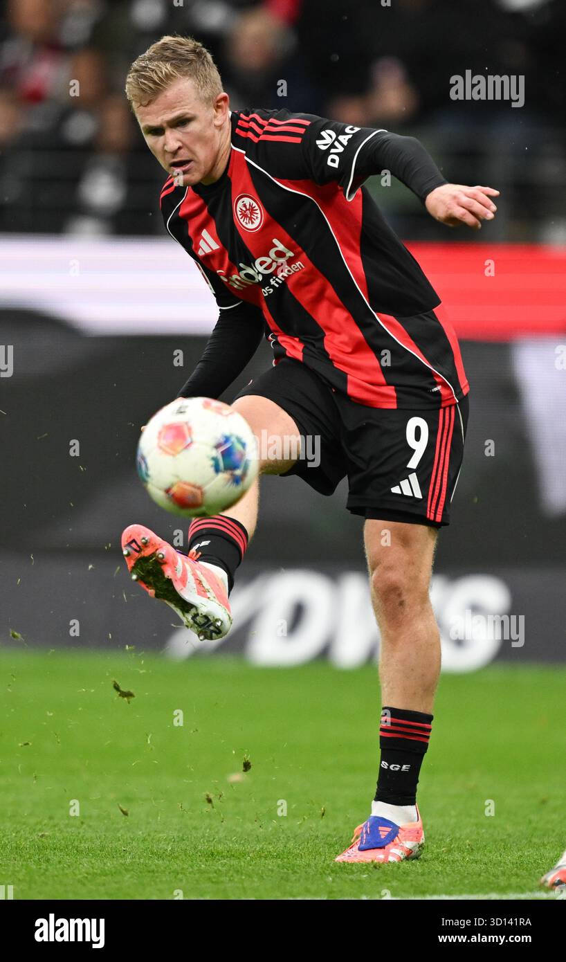 25 October 2025, Hesse, Frankfurt/Main: Soccer: Bundesliga, Eintracht ...