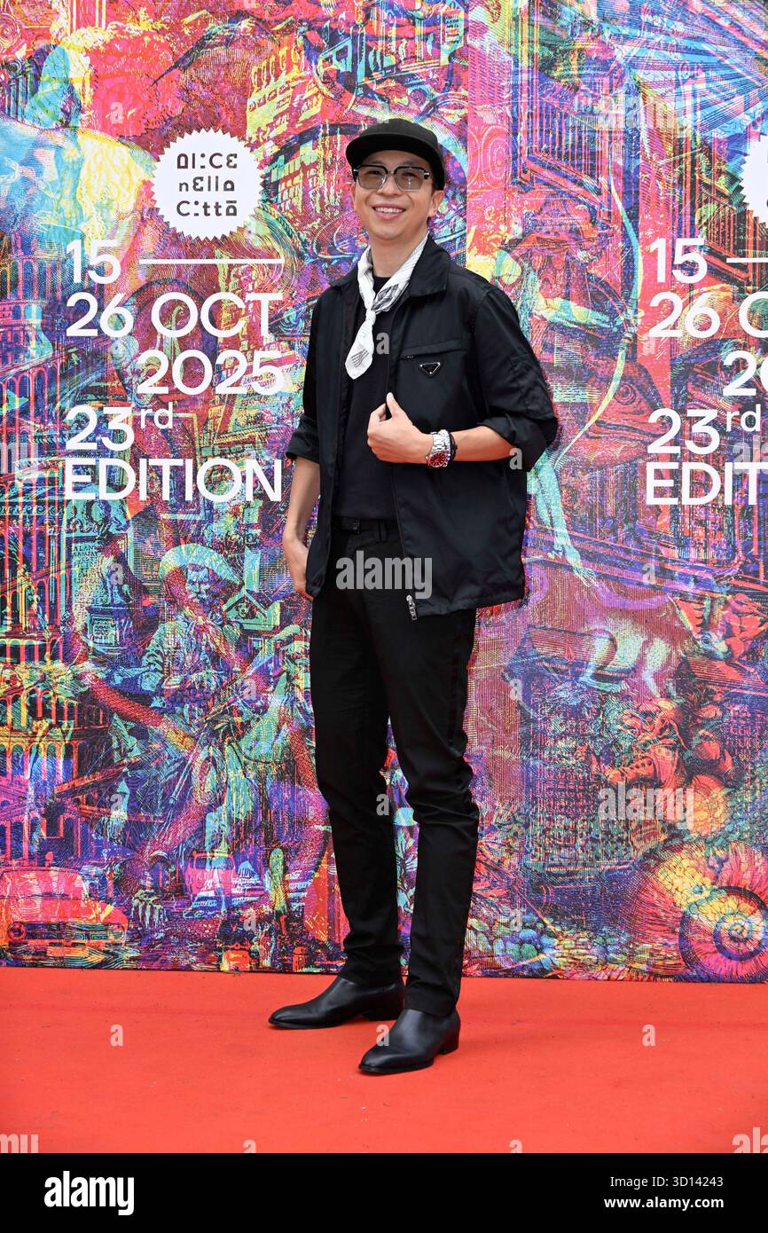 Justin Wu 20th Edition of Rome Film Fest Red Carpet of the movie -Bad Boy and Me- Rome, Italy ...