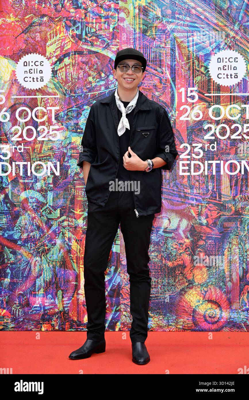 Justin Wu 20th Edition of Rome Film Fest Red Carpet of the movie -Bad ...