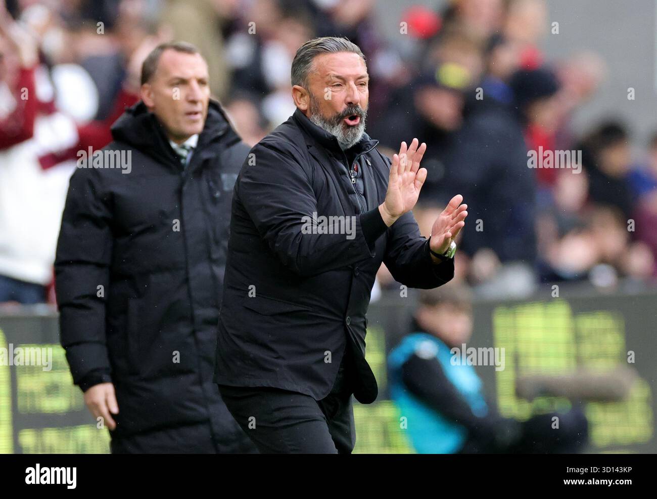 Heart of Midlothian manager Derek McInnes during the William Hill ...