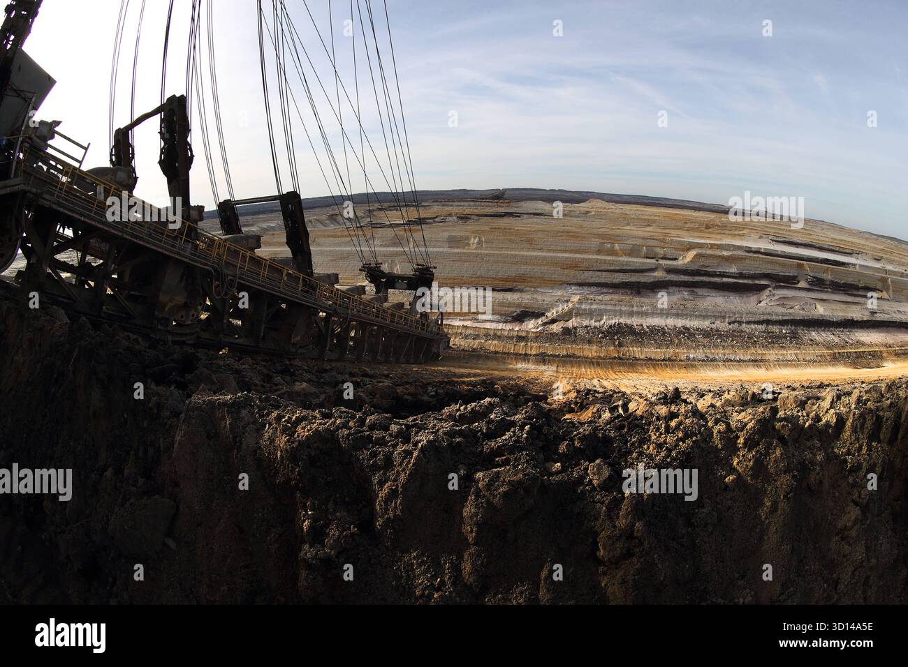 Rohstoffe GER, 20190806, Symbolbild, Kohleabbau in Welzow *** Raw ...