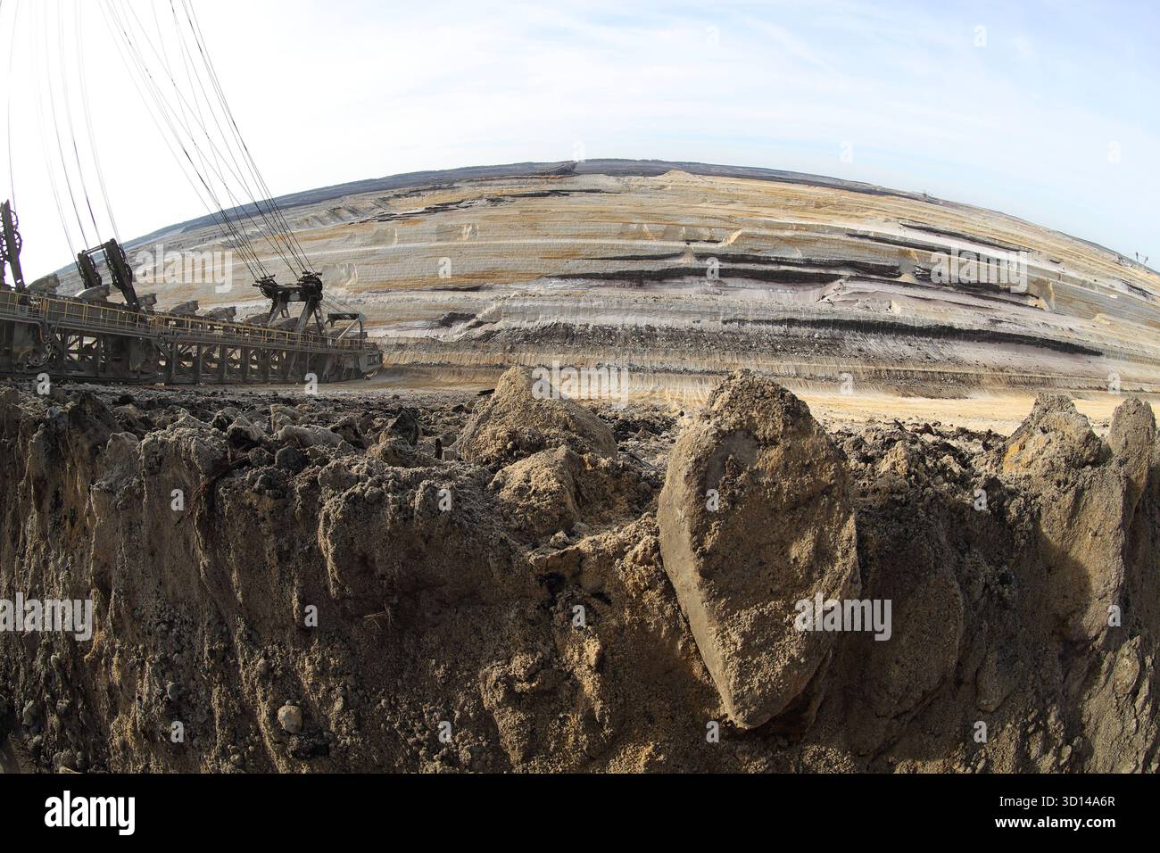Rohstoffe GER, 20190806, Symbolbild, Kohleabbau in Welzow *** Raw ...