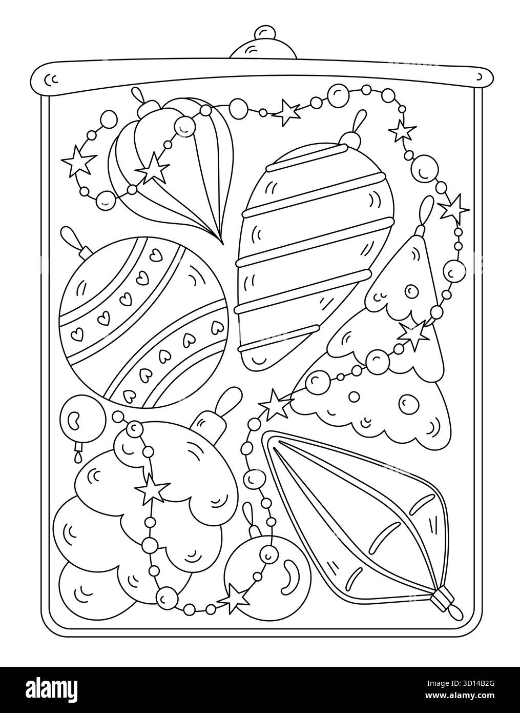 Beads ornaments Black and White Stock Photos & Images - Alamy