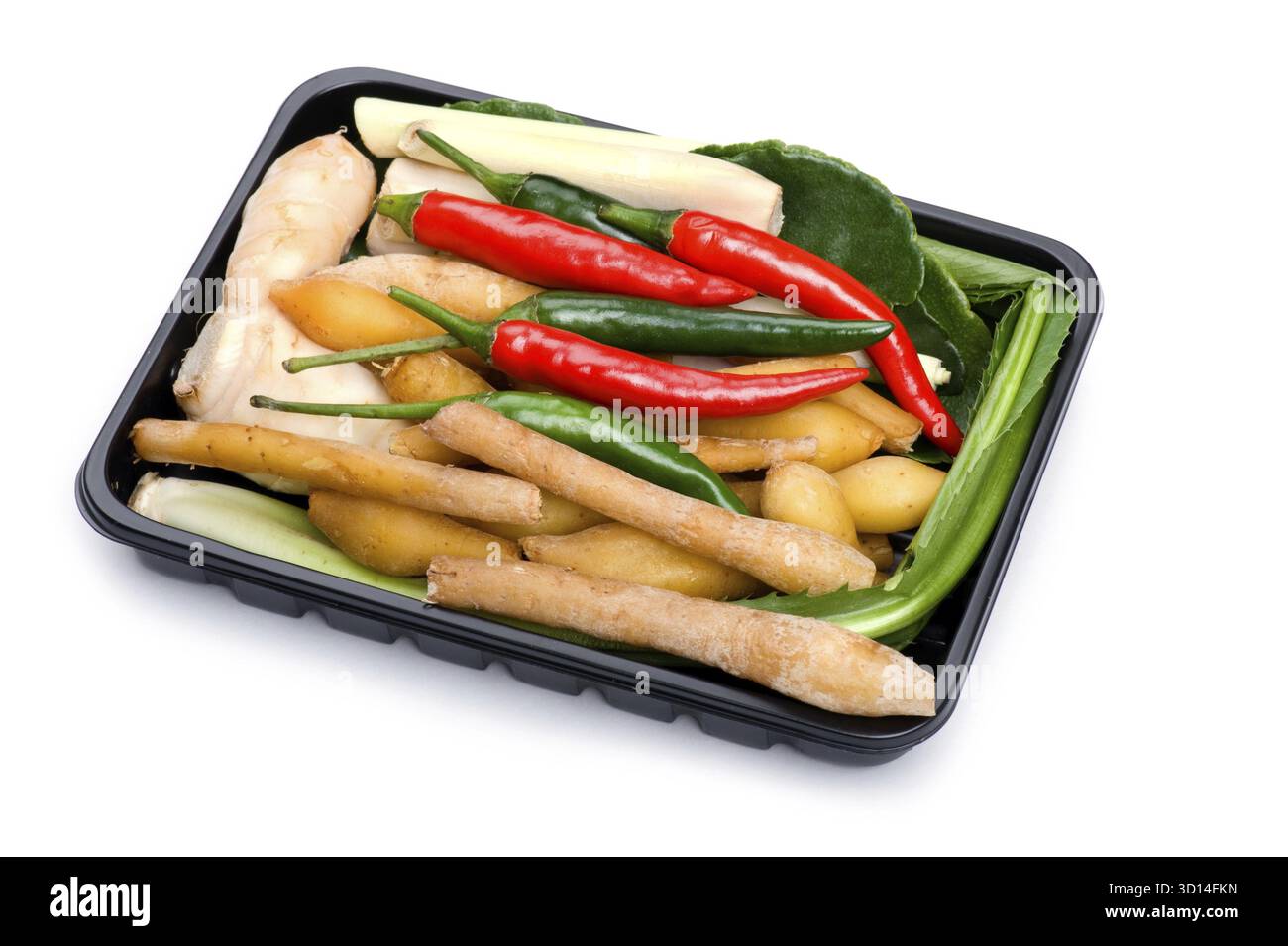 Salad greens in vegetable Cut Out Stock Images & Pictures - Alamy