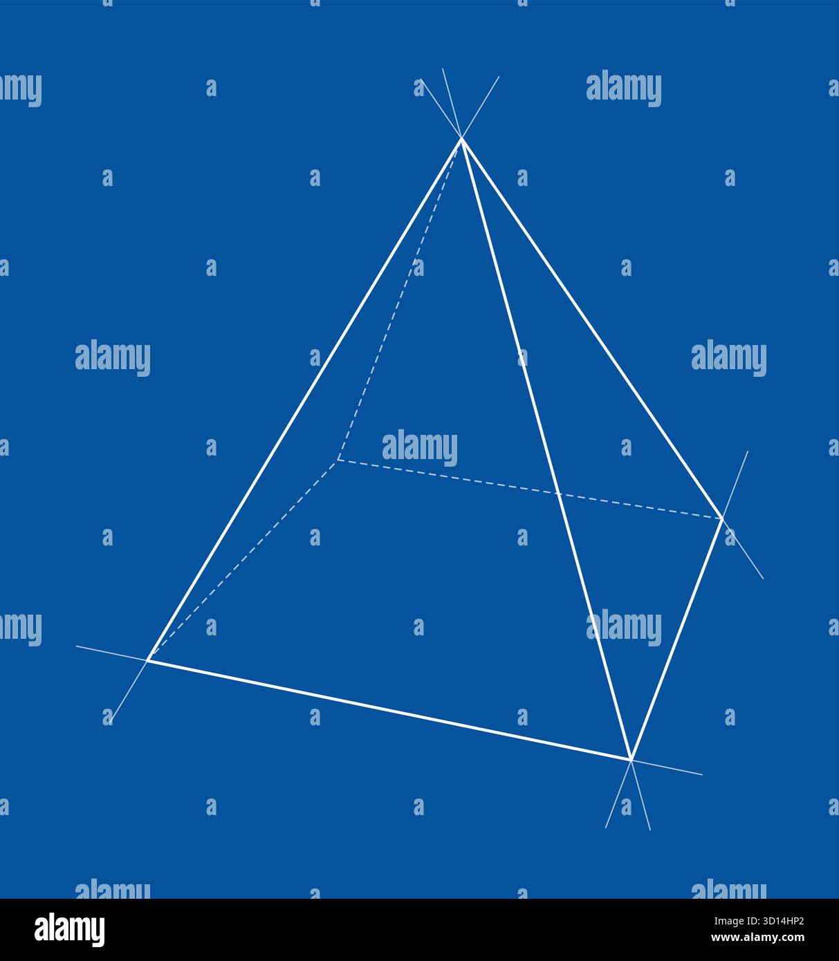 Abstract blue architectural background Stock Vector Images - Alamy