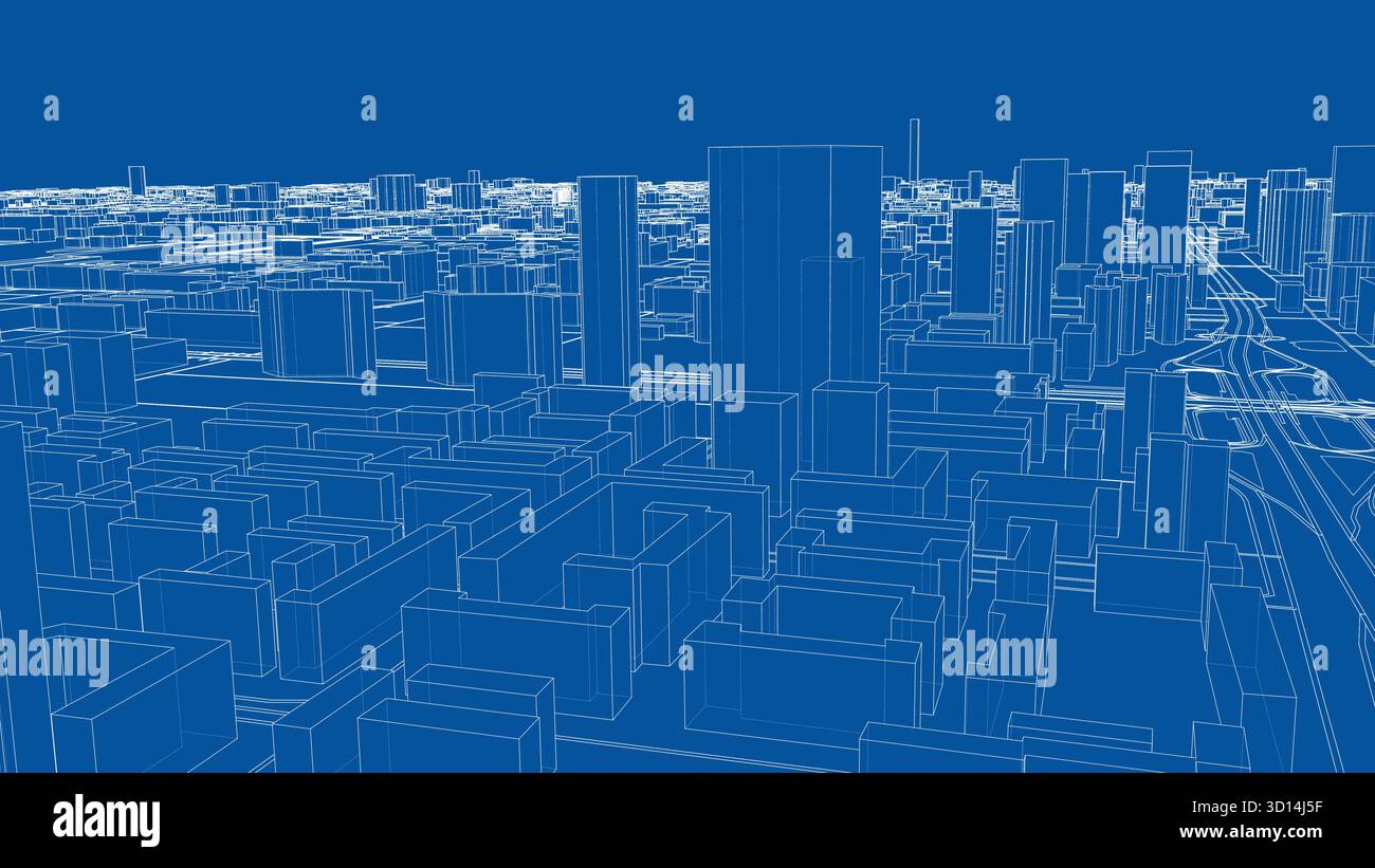 Futuristic digital network interconnected lines Stock Vector Images - Alamy