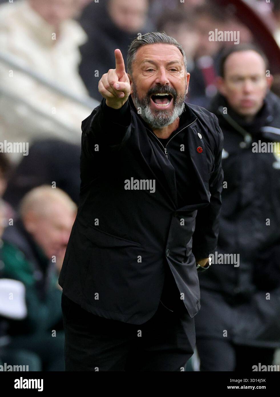 Heart of Midlothian manager Derek McInnes during the William Hill ...