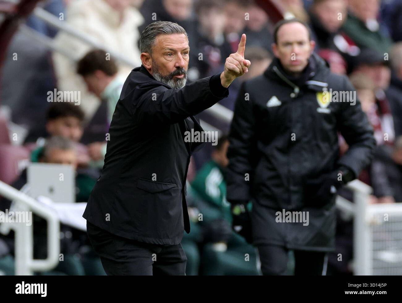 Heart of Midlothian manager Derek McInnes during the William Hill ...