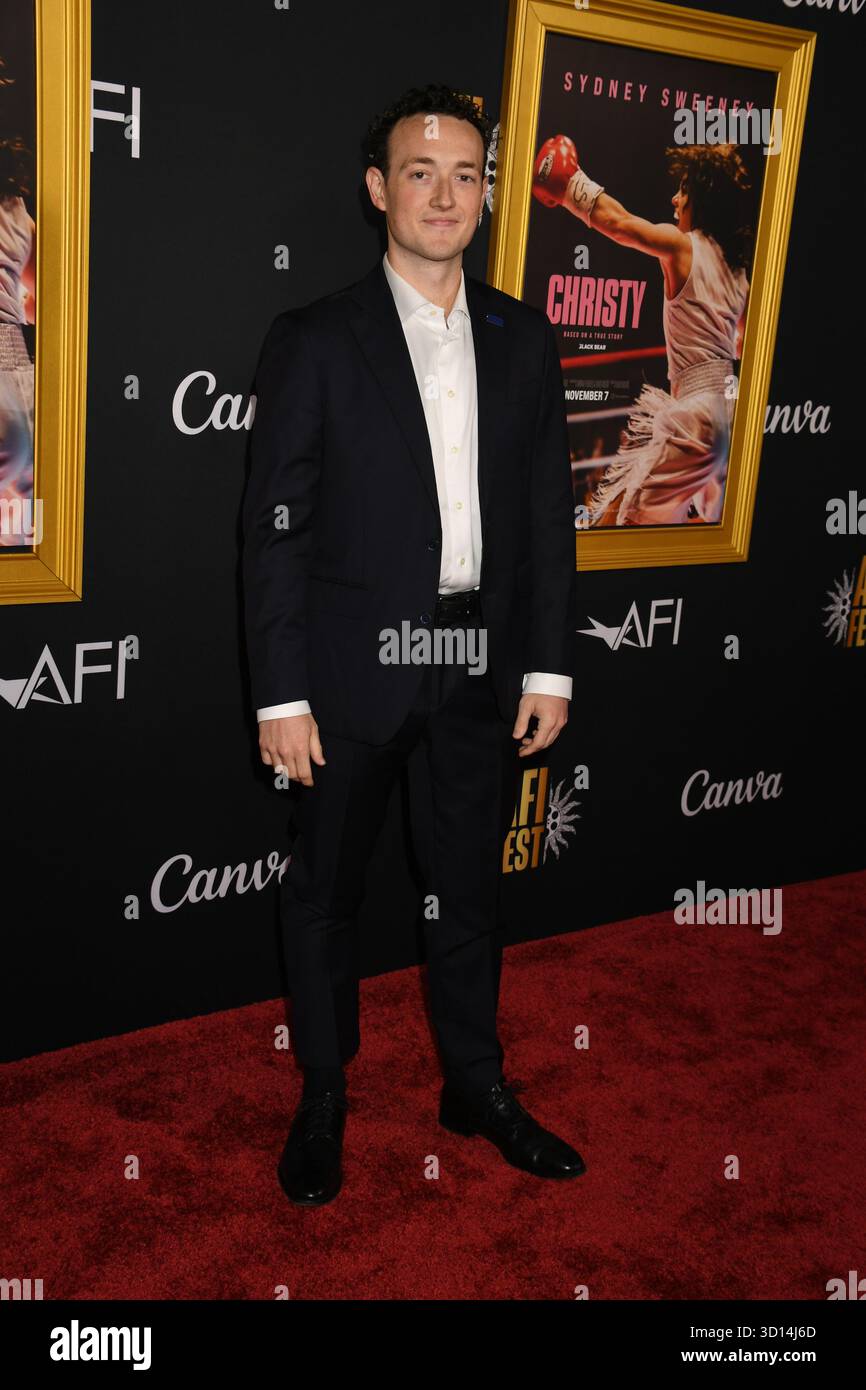 HOLLYWOOD, CALIFORNIA - OCTOBER 25: Coleman Pedigo at the "Christy ...
