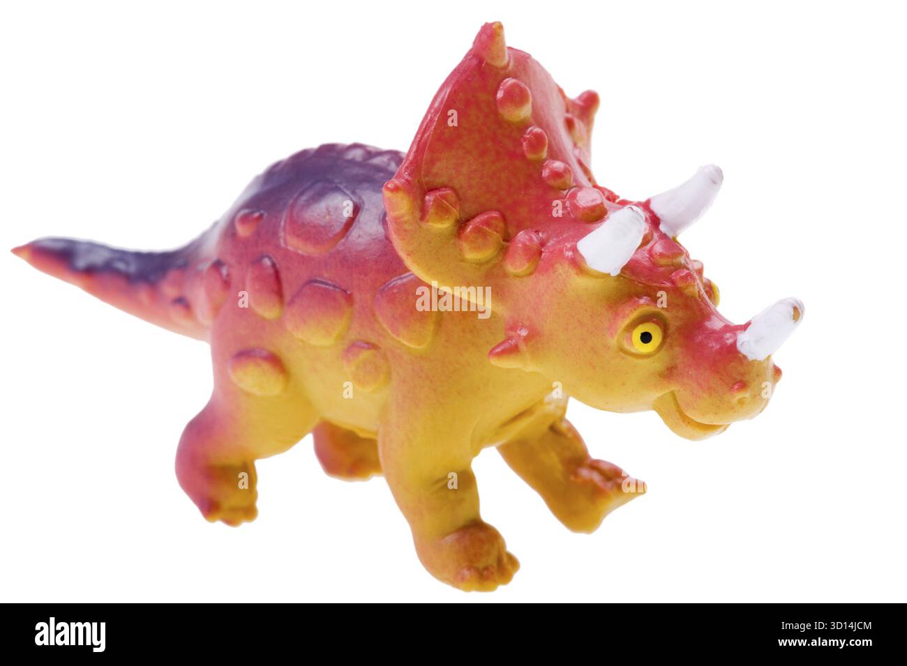Object on white - tio dinosaur close up Stock Photo - Alamy