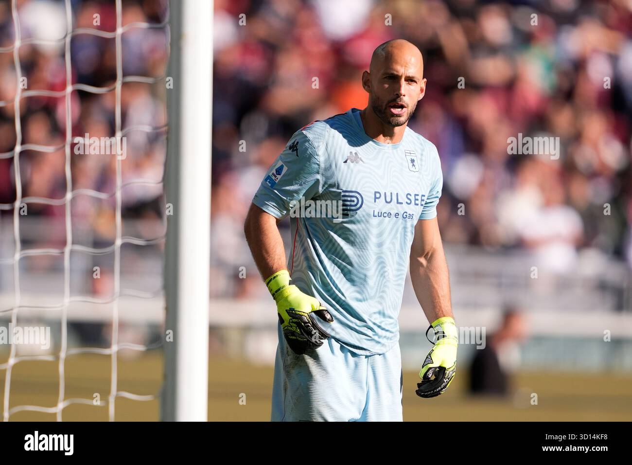 GenoaÕs goalkeeper Nicola Leali during the Serie A soccer match between ...