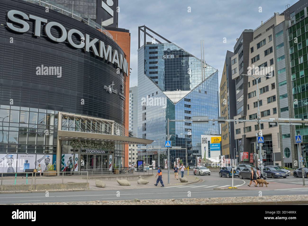 Stockmann, Geschäftsviertel Maakri-Kvartal, Tallinn, Estland ...