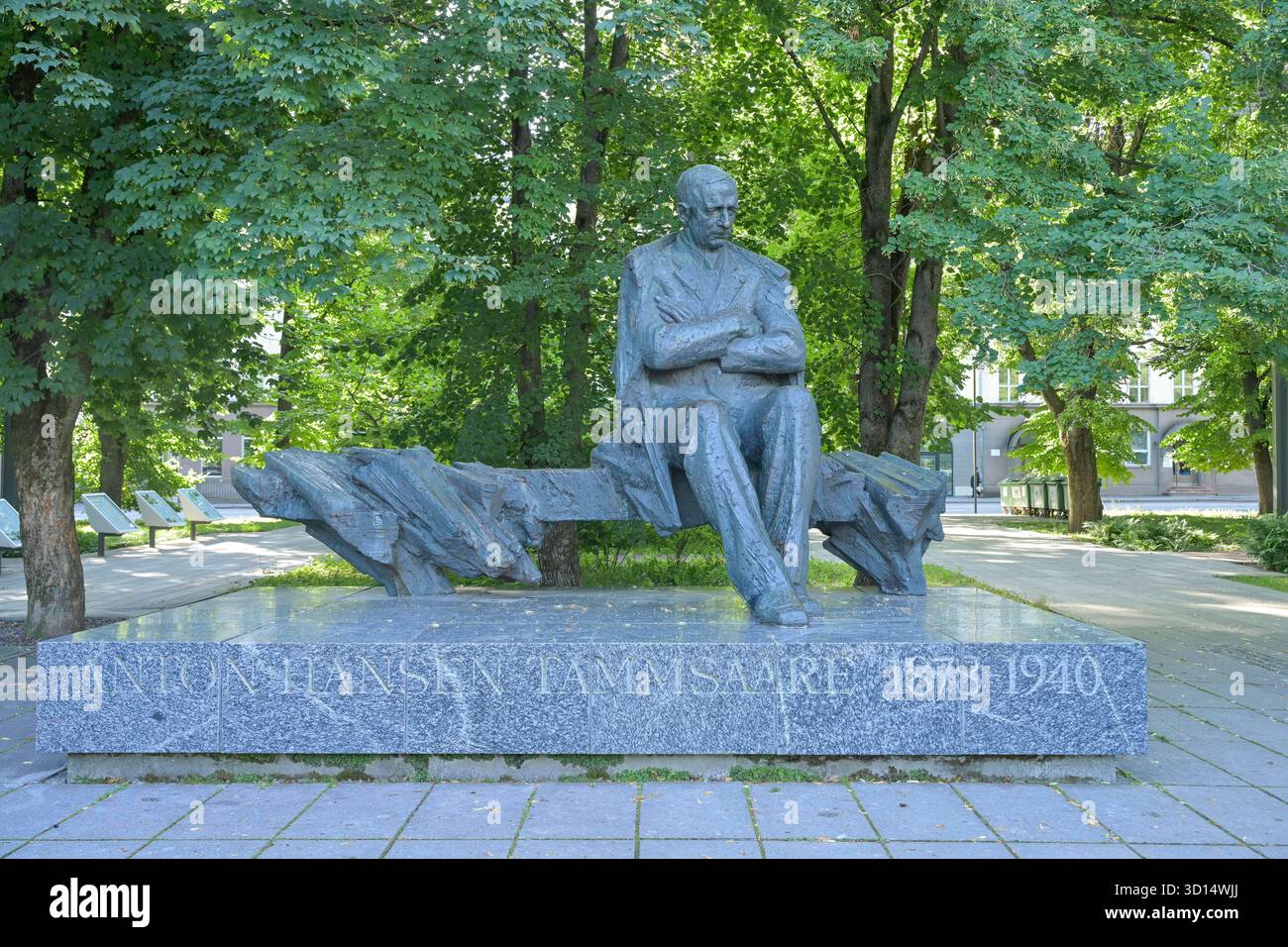 Anton-Hansen-Tammsaare-Denkmal, Tallinn, Estland *** Anton Hansen ...