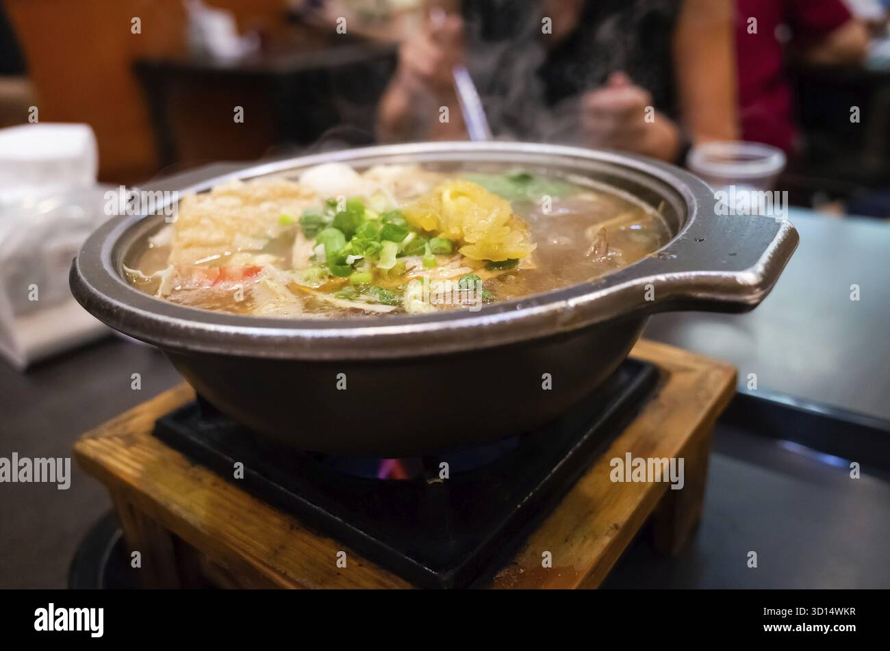 Traditional Taiwanese snacks of stinky tofu hot pot at Taiwan Stock ...