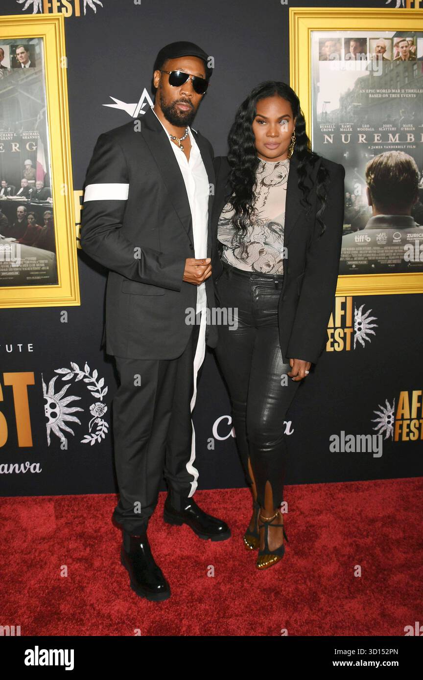 RZA mit Ehefrau Talani Rabb bei der Premiere des Kinofilms Nuremberg ...