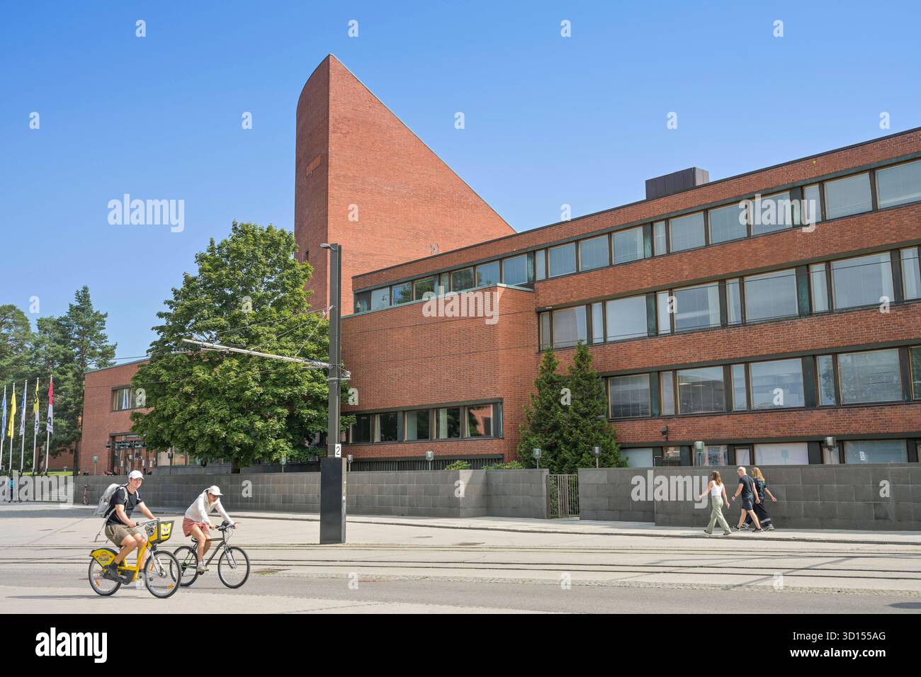 Gebäude auf dem Campus der Aalto-Universität, Aalto-yliopisto, Otaniemi ...