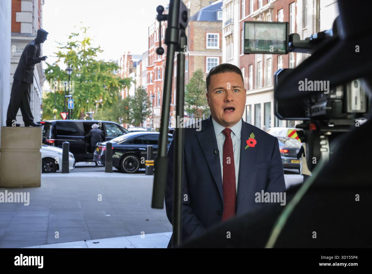 London, UK. 26th Oct 2025. Wes Streeting, Secretary of State for Health ...
