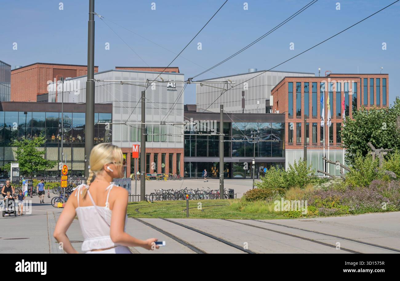 Gebäude auf dem Campus der Aalto-Universität, Aalto-yliopisto, Otaniemi ...