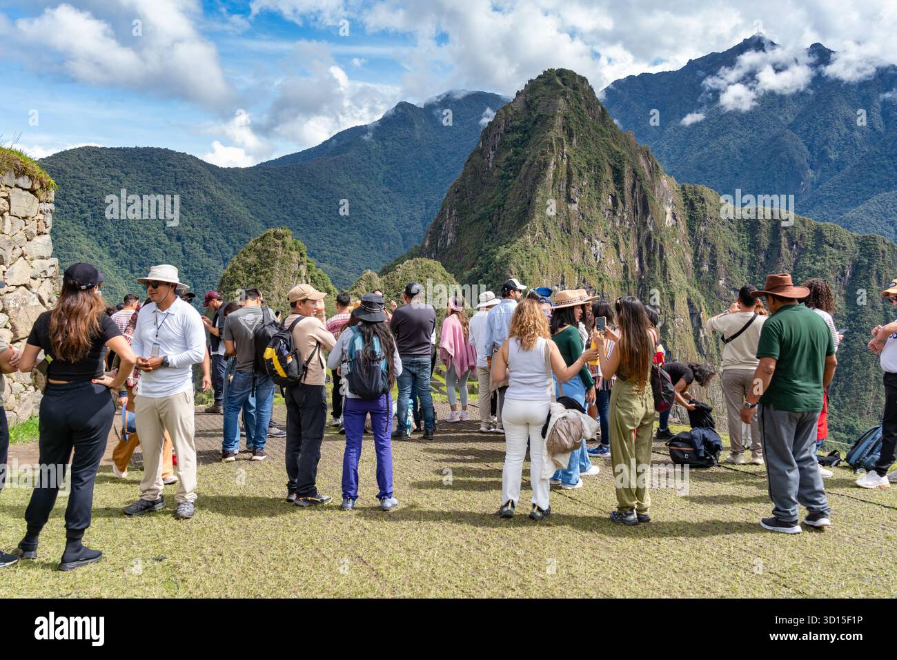 Aguas Calientes, Peru - March 18, 2025: Crowd of tourists at the House ...