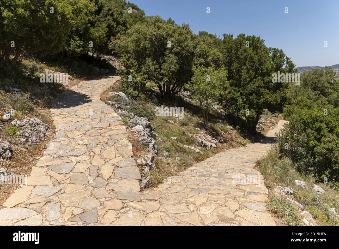 Stone paths invite exploration of the sacred Dikteon Cave in Crete's ...
