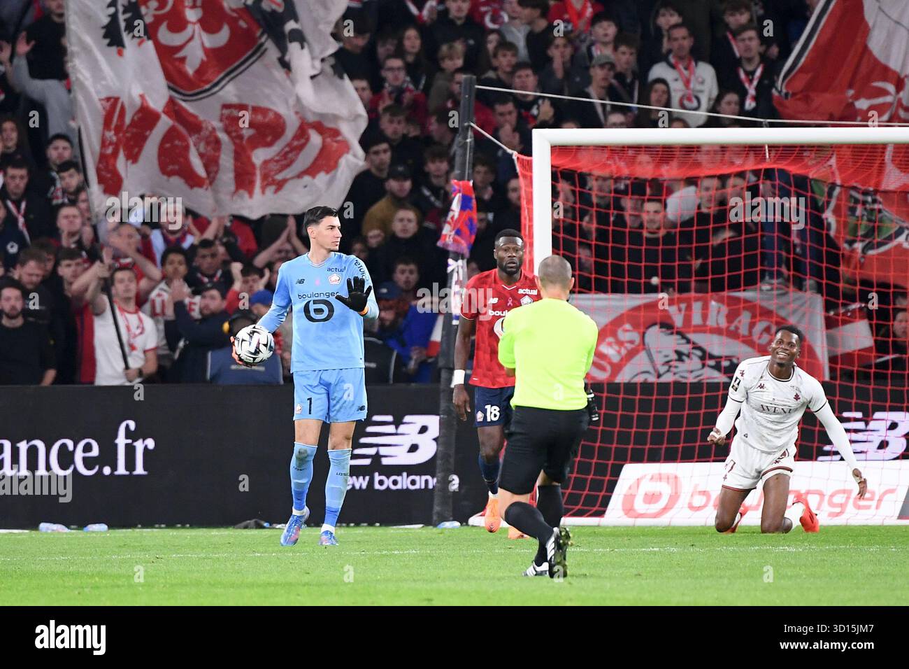 01 Berke OZER (losc) during the Ligue 1 McDonald's match between Lille ...