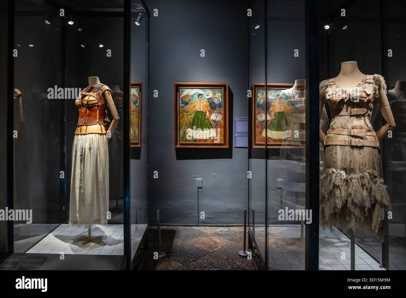 Exhibit of Frida Kahlo’s corsets and her painting “The Broken Column ...