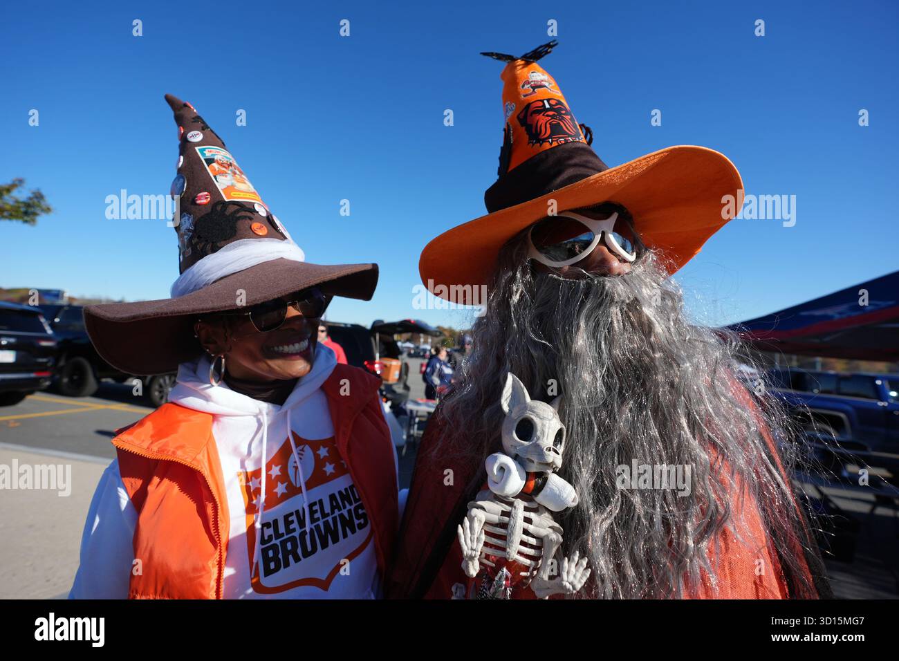 Desiree Bevel, left, and Charles Bevel, right, of Cleveland, arrive at ...