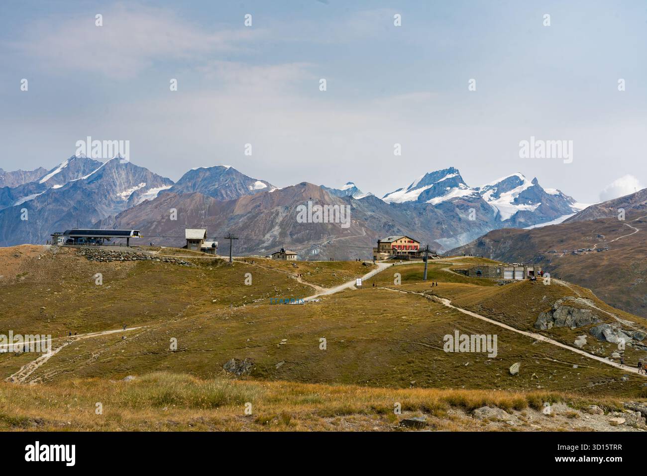 Zermatt, Switzerland - August 19 2025 : Matterhorn Express cable car ...