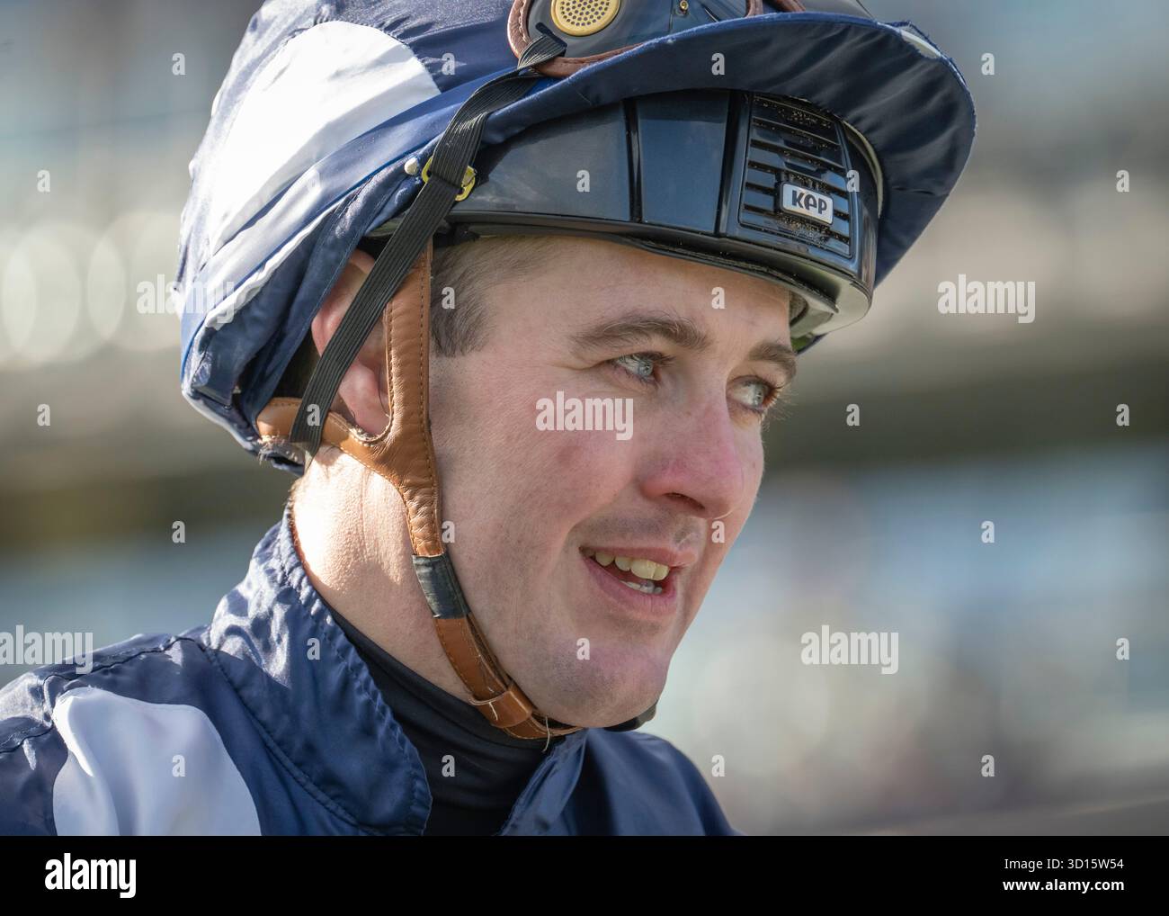 Jockey Shane Gray at Doncaster Racecourse in October 2025 Stock Photo ...