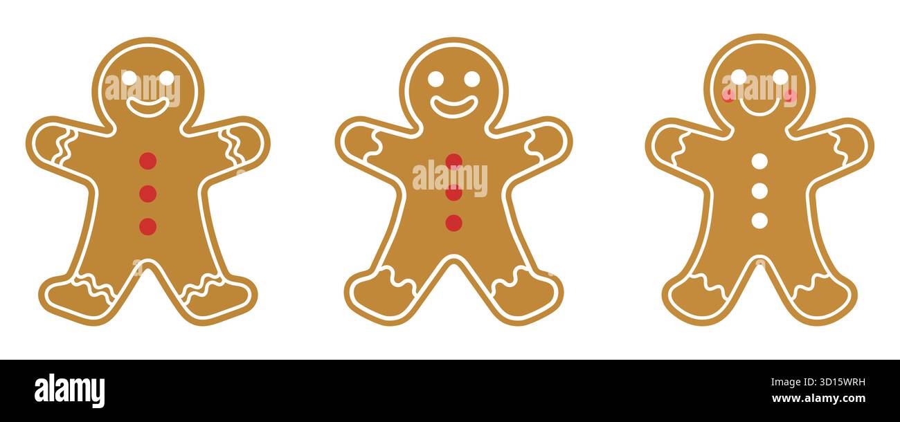 Gingerbread spice cake Stock Vector Images - Alamy