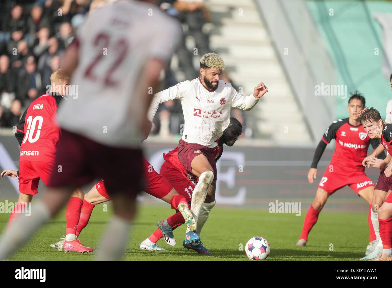 Philip Billing from FCM during the Super League match between FC ...