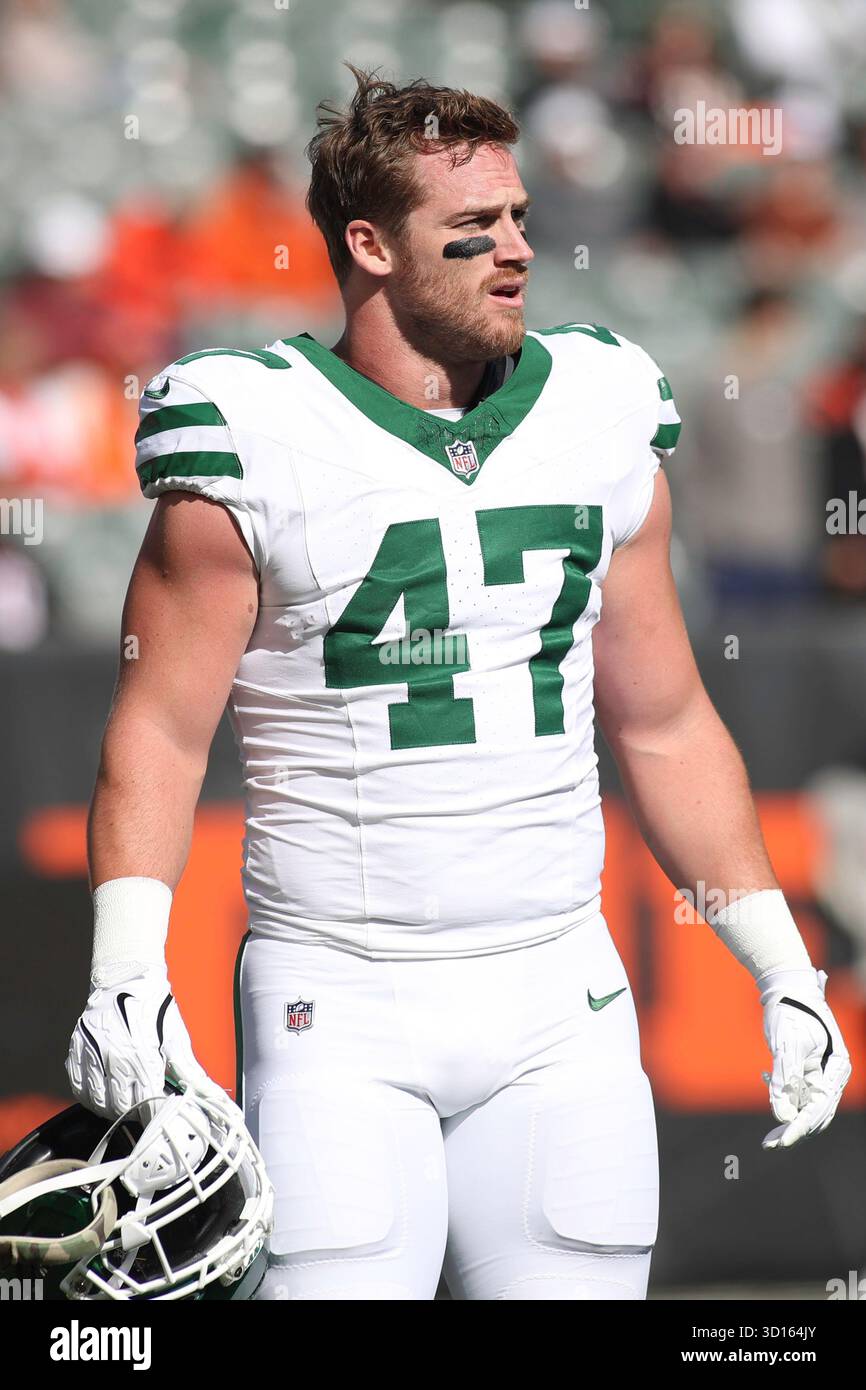 October 26, 2025: New York Jets FB Andrew Beck prior to WEEK 8 of the ...