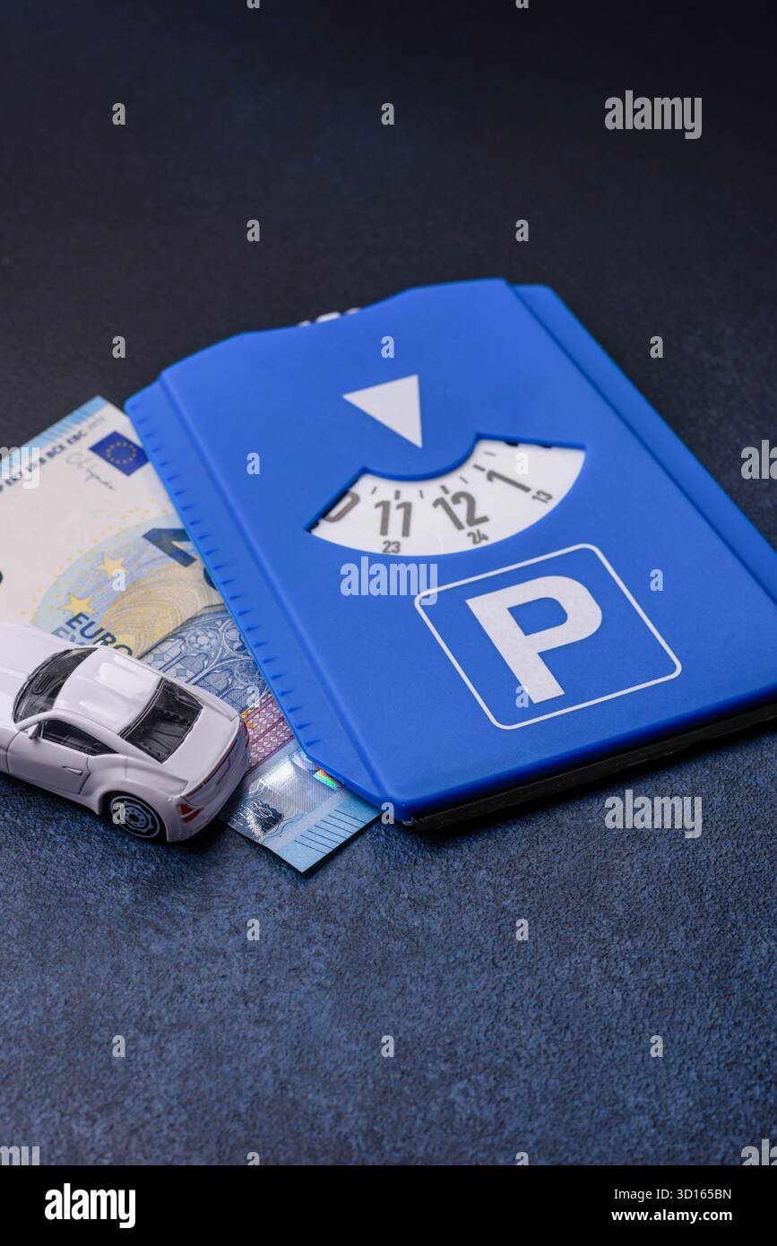 Parking disc permit ticket measuring hi-res stock photography and ...