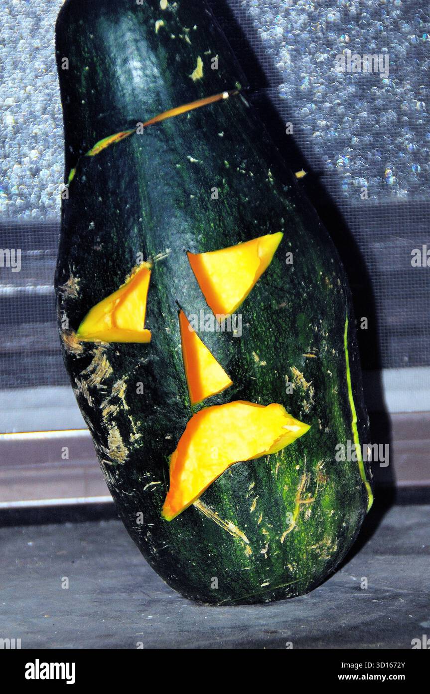 Halloween strange pumpkin Stock Photo - Alamy