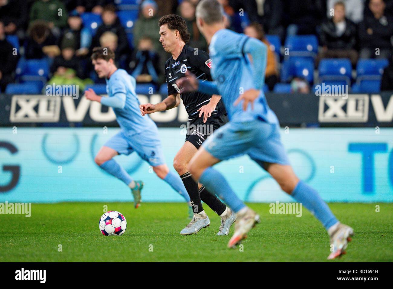 SoenderjyskE's Matthew Hoppe in action during the Super League match ...