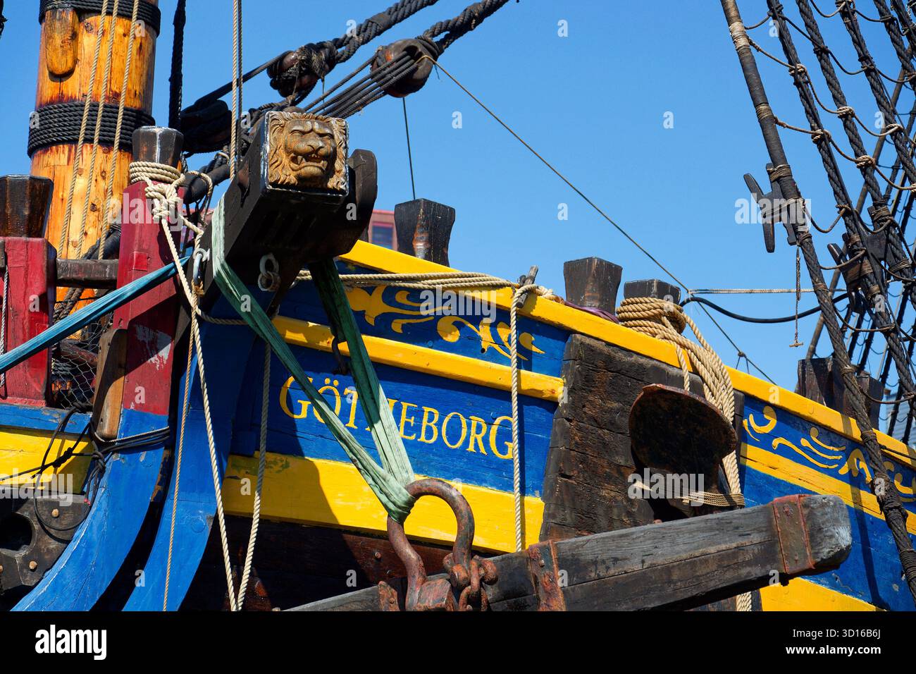 Worlds largest ocean going wooden sailing ship, replica of historic ...