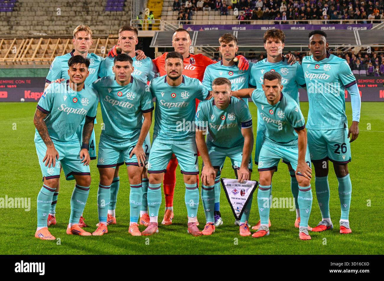 Bologna line-up during ACF Fiorentina vs Bologna FC, Italian soccer ...
