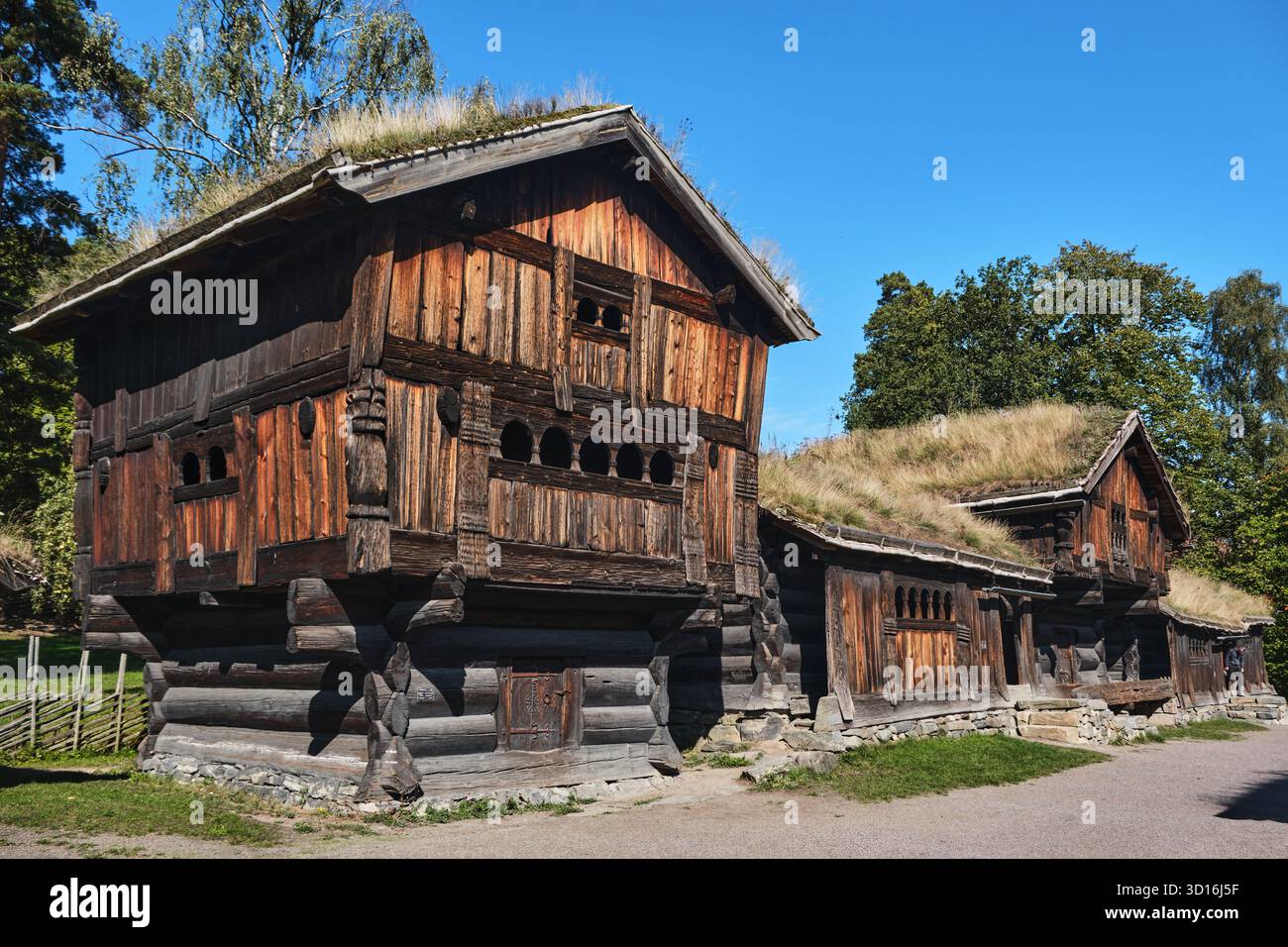 Oslo, Norway - September 9, 2025: Old wooden building in Norsk ...