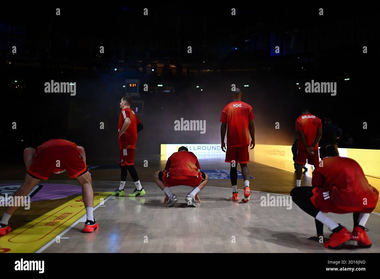 Das FC Bayern Muenchen team GER, Alba Berlin gegen FC Bayern Muenchen ...