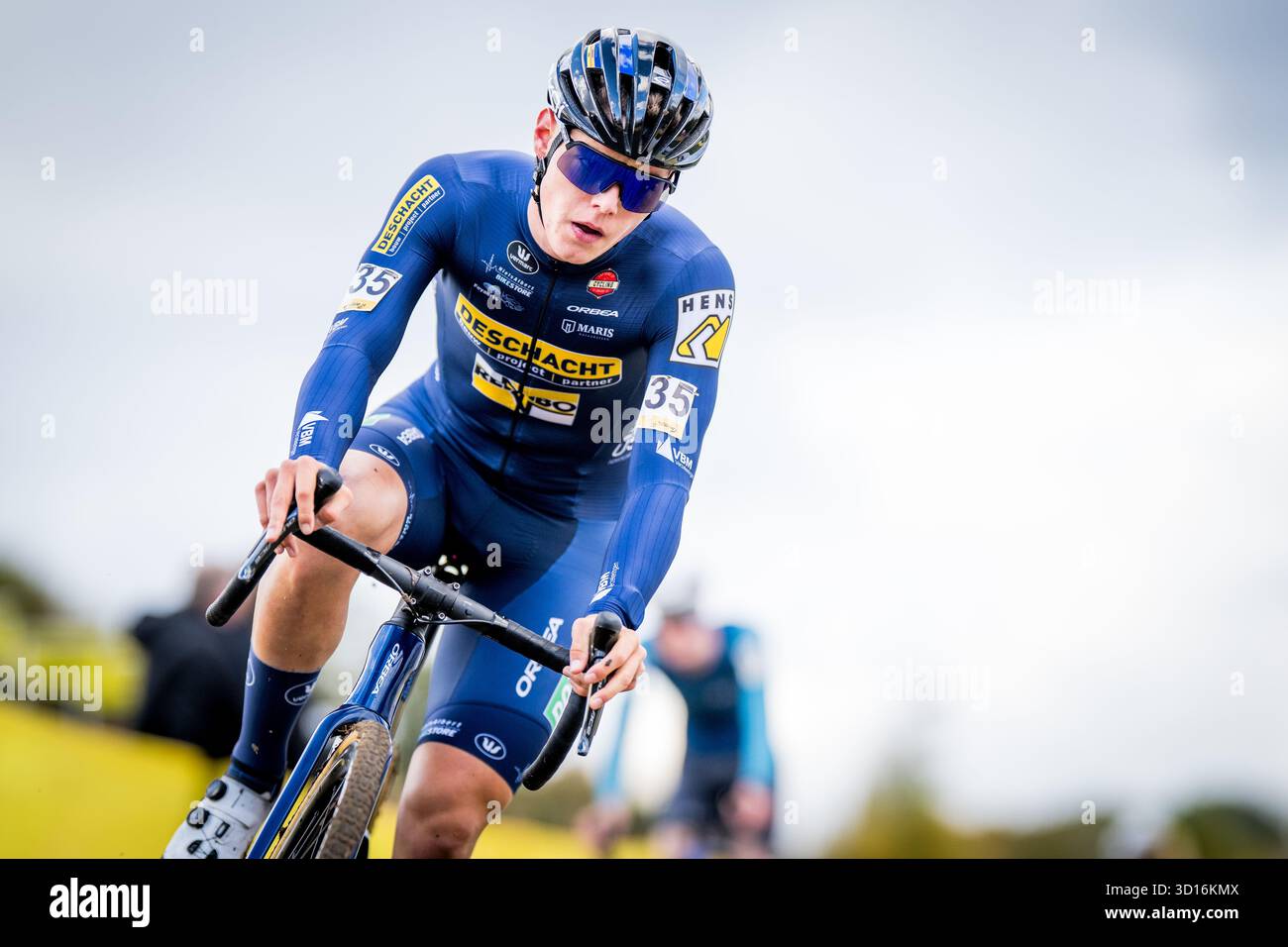 Belgian Robbe Marchand pictured in action during the men's elite race ...