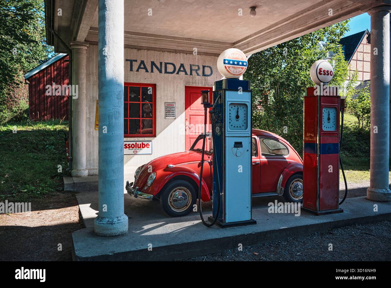 Oslo, Norway - September 2025: Reconstruction of Gas Station from ...