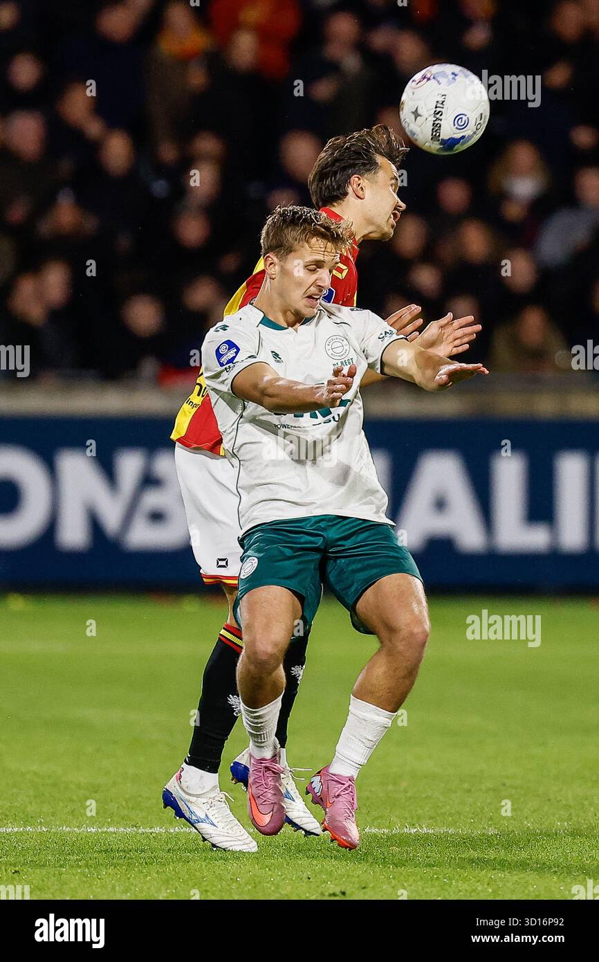 DEVENTER - Gyan de Regt of sbv Excelsior, Mats Deijl of Go Ahead Eagles ...