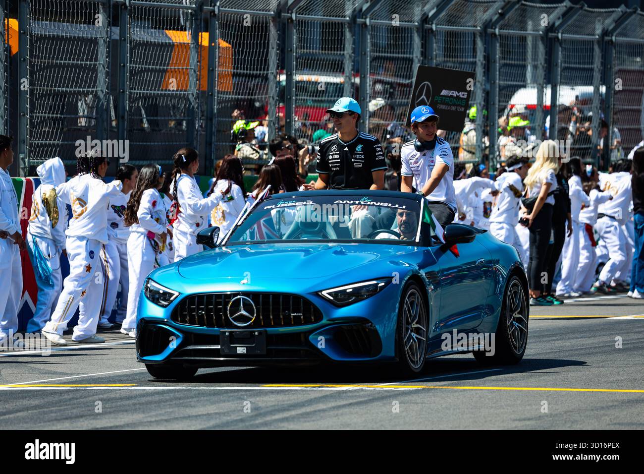 RUSSELL George (gbr), Mercedes AMG F1 Team W16, KIMI ANTONELLI Andrea ...